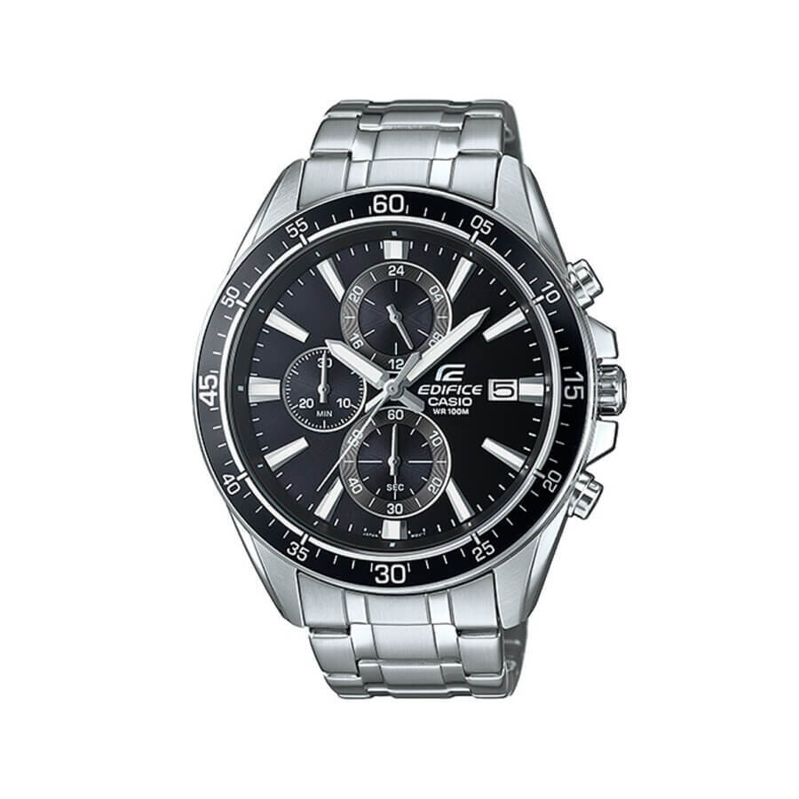 Мужские часы Casio Edifice серебряные со стальным ремешком | OBBO.tj ...