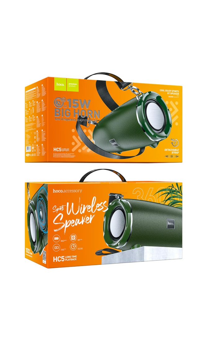 Электроника :: Беспроводные колонки :: Беспроводная колонка Hoco HC5